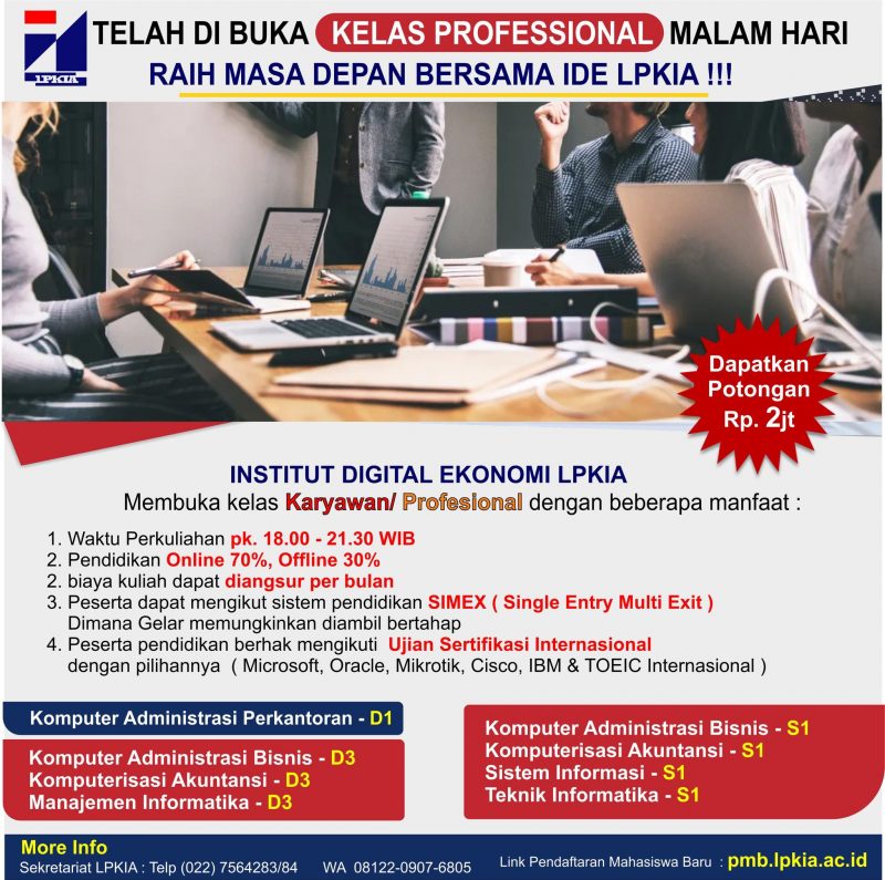 HOME - Institut Digital Ekonomi LPKIA Bandung