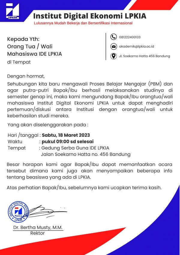 EVENTS LPKIA - INSTITUT DIGITAL EKONOMI