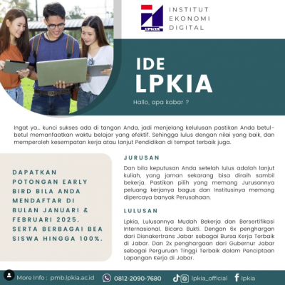 HOME - Institut Digital Ekonomi LPKIA Bandung