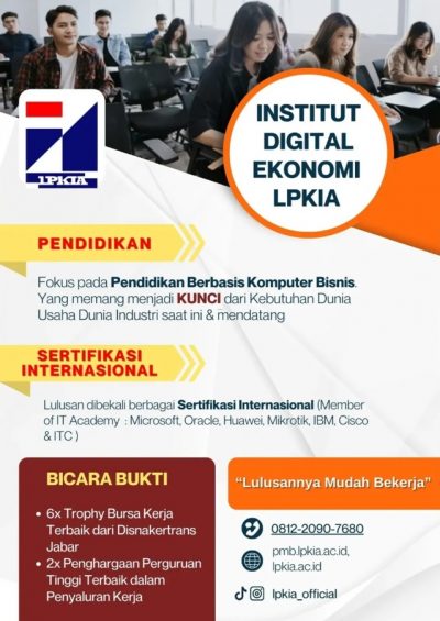 HOME - Institut Digital Ekonomi LPKIA Bandung